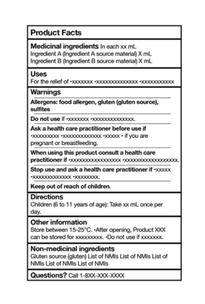 Canada Labeling Requirements Natural Health | Cosmereg